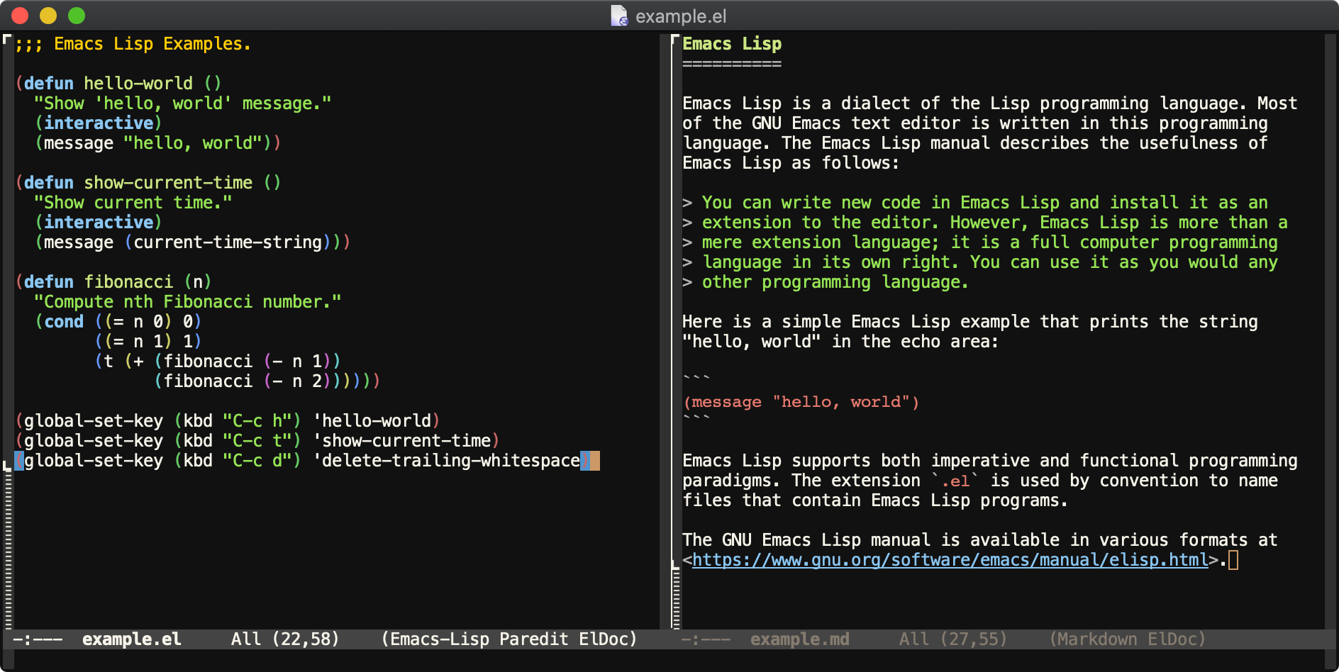 A Darksleek Emacs Setup For General Purpose Editing And Programming 8499