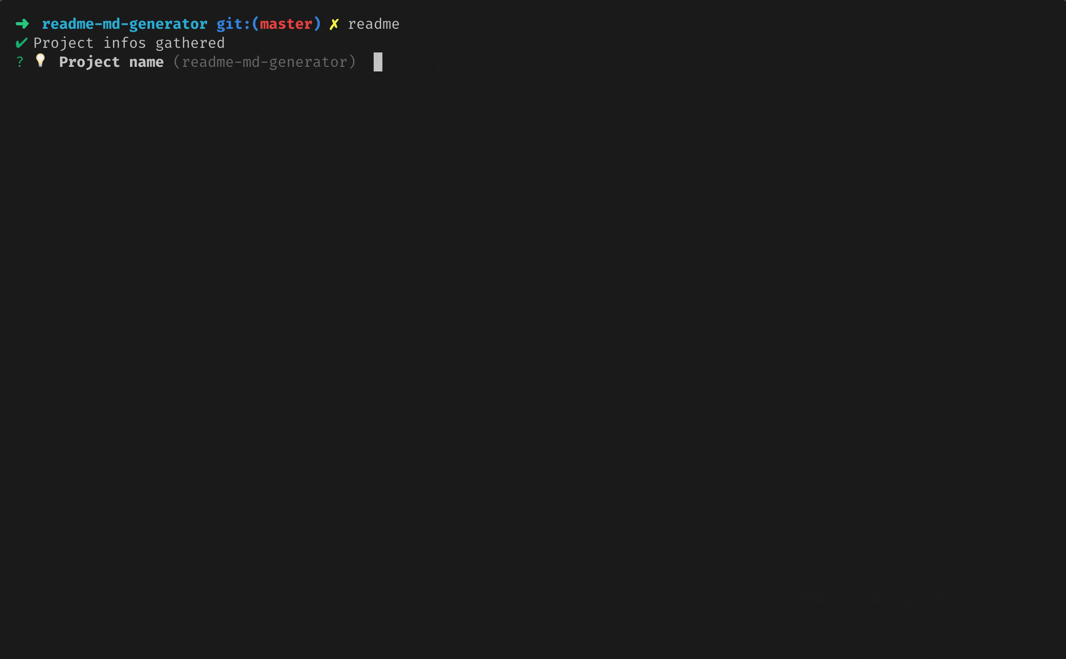 A CLI that generates beautiful README files