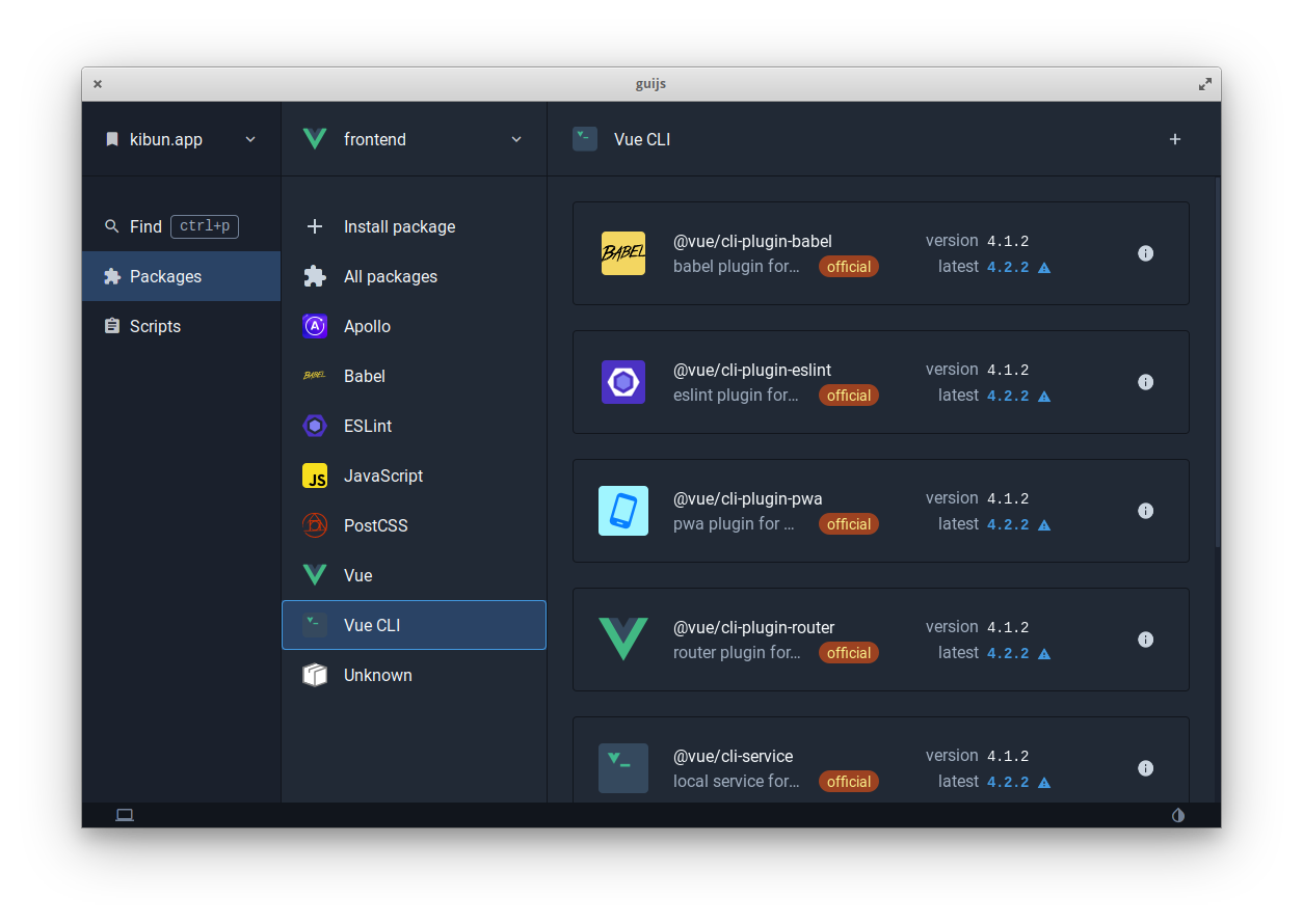Manage Your Js Projects With A Gui 